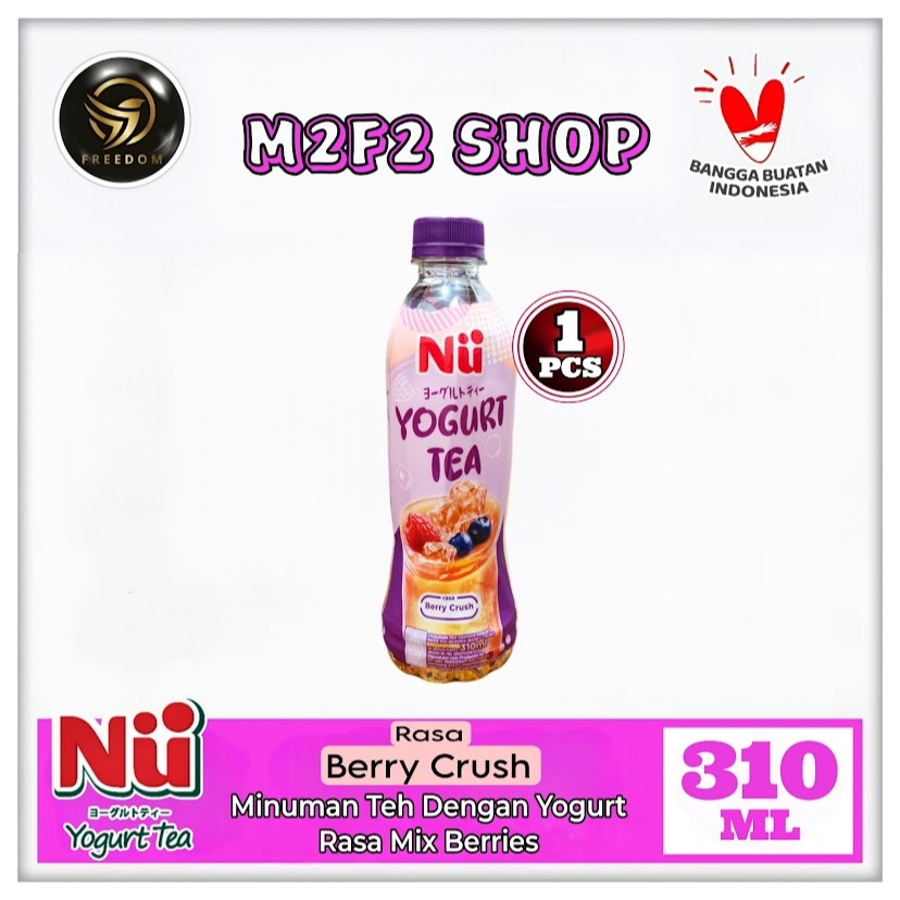 Jual NU Yogurt Tea | Teh Yogurt Rasa Berry Crush | Mix Berries Flavour ...