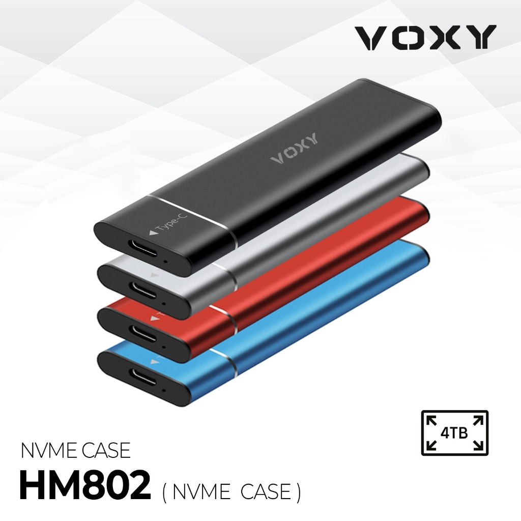 Jual VOXY SSD Casing Enclosure M.2 NVME/SATA M2 Slim VOXY HM802 NVME ...