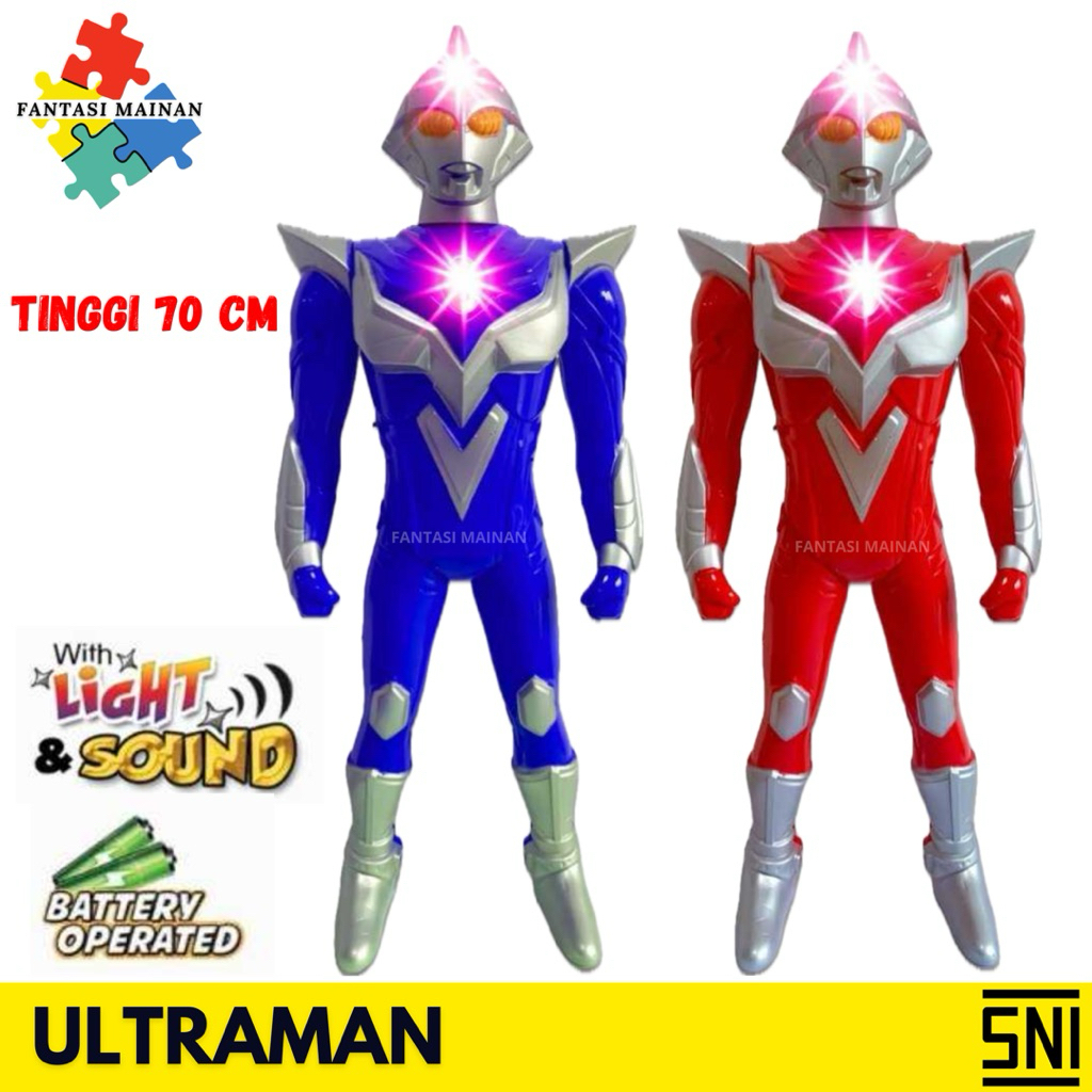 Jual ROBOT Ultraman besar - Ultraman Jumbo 70cm Suara dan Lampu ...