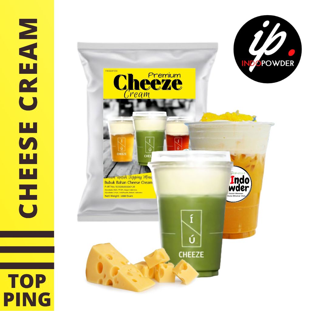 Jual Bubuk CREAM CHEESE 1Kg i CHEESE CREAM Untuk Topping dan Bahan ...