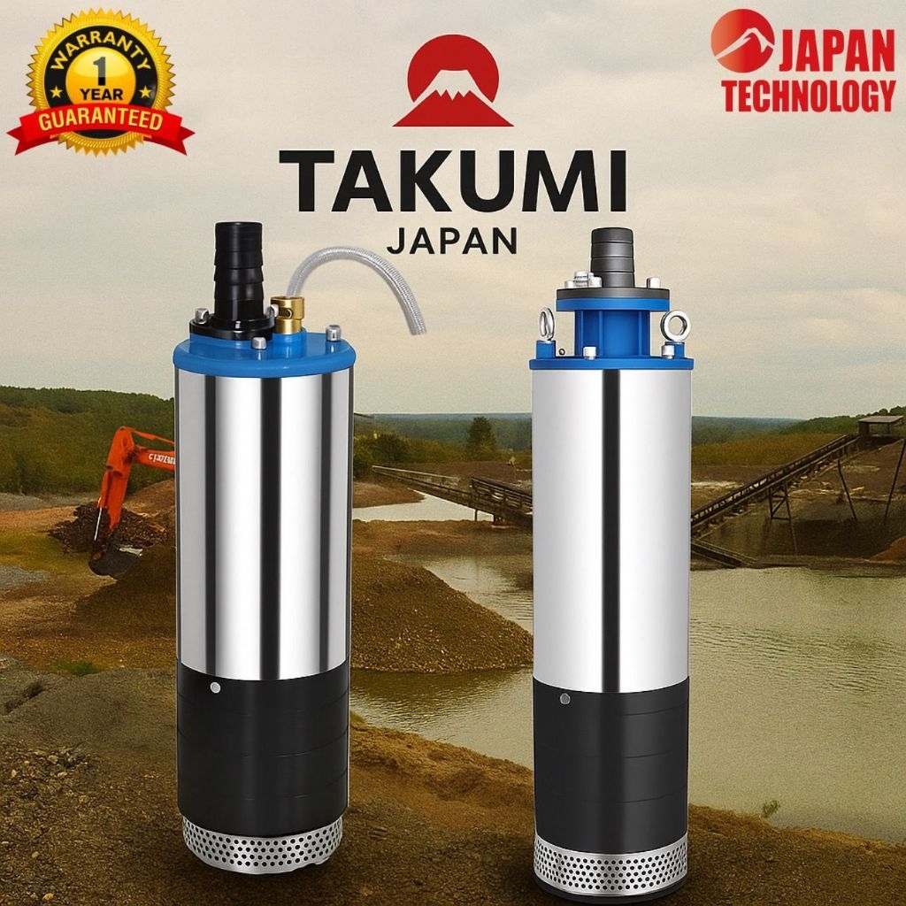 Jual Pompa Celup Tambang Emas TAKUMI JAPAN QXN12.5/3-4 Submersible Pump ...