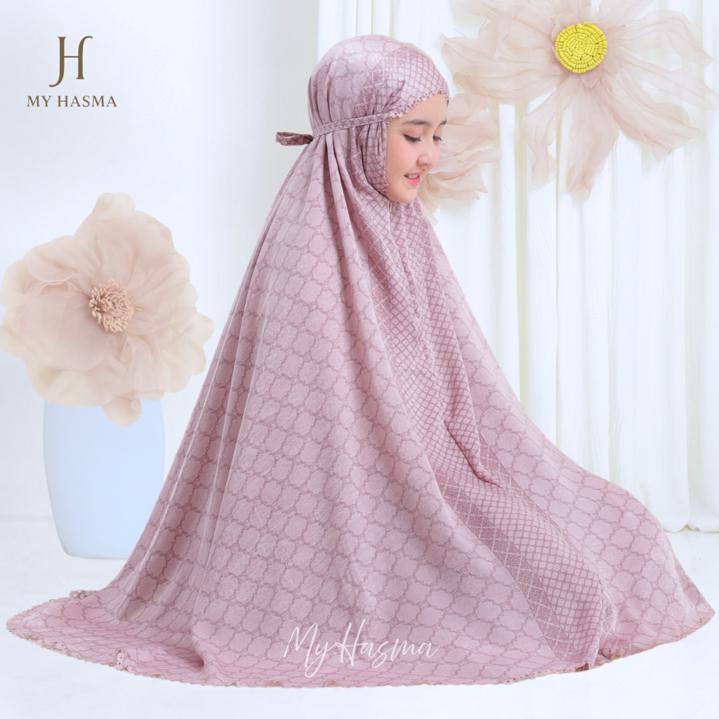 Jual MY HASMA - Mukena Anak Remaja 2in1 Santorini Arella Kids Series ...