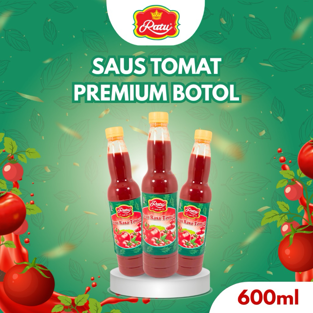 Jual SAUS TOMAT RATU KEMASAN BOTOL 600 ML | Shopee Indonesia