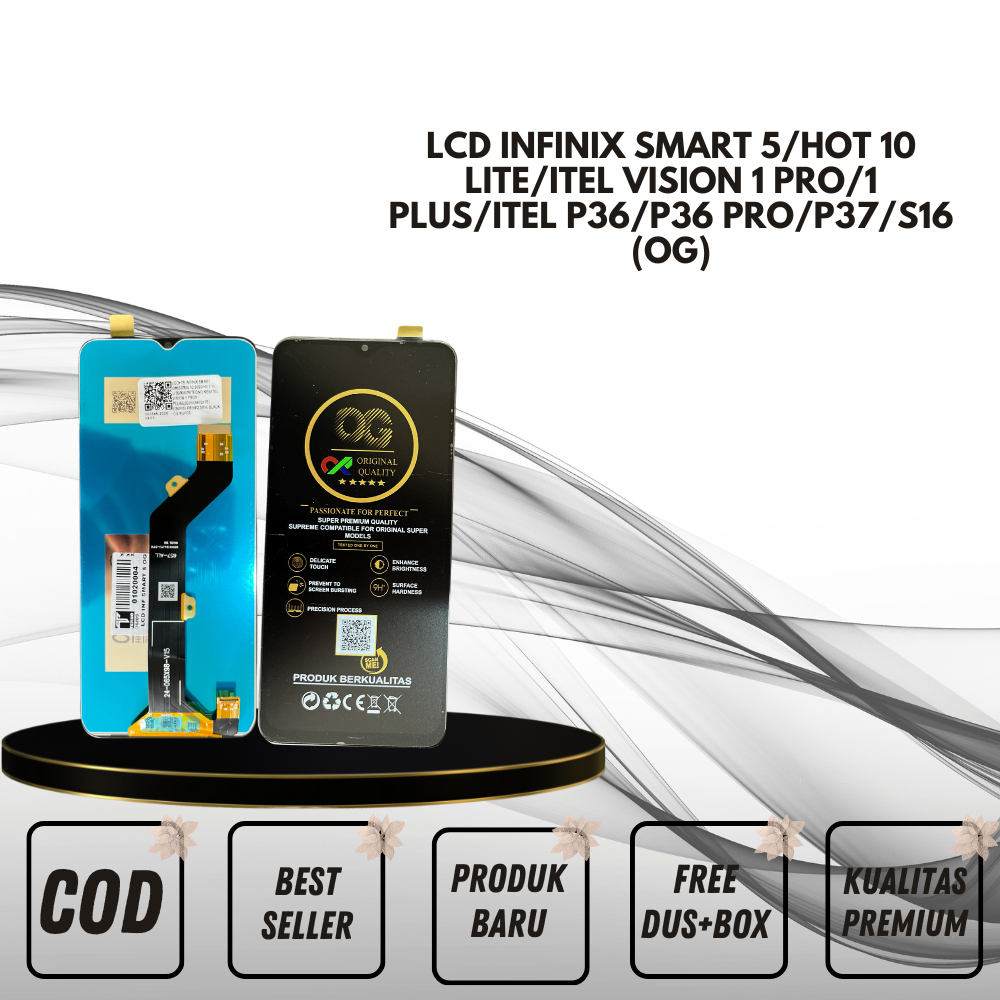 Jual LCD INFINIX SMART 5/HOT 10 LITE/ITEL VISION 1 PRO/1 PLUS/ITEL P36 ...