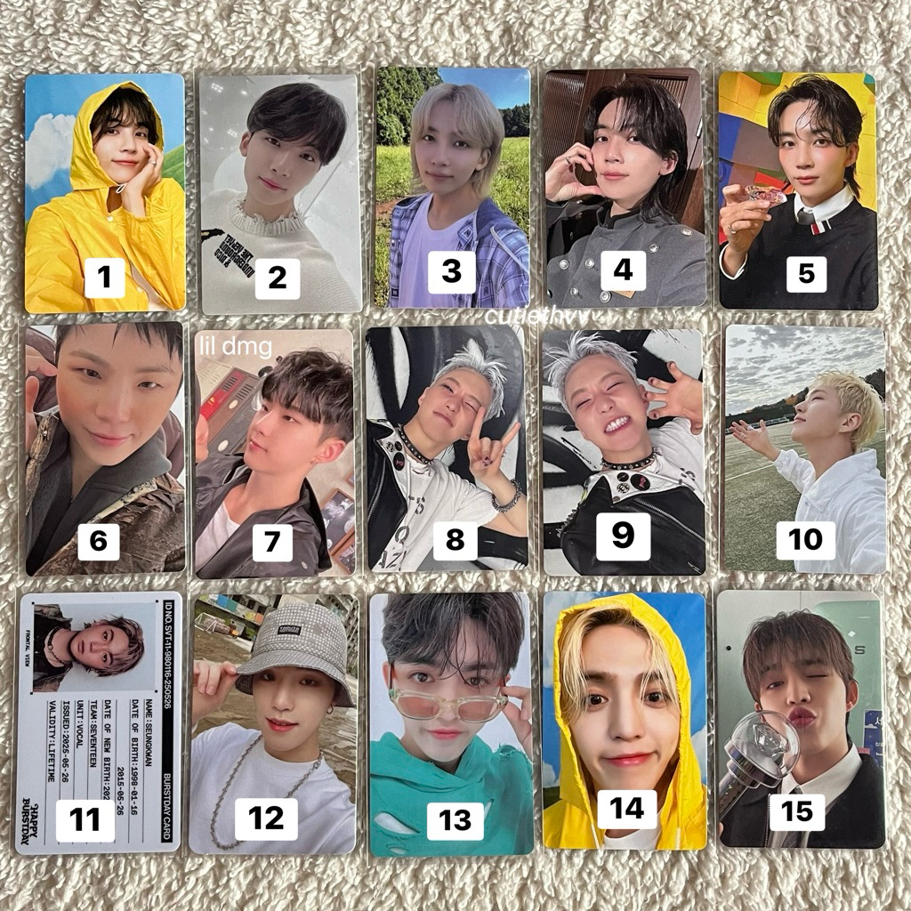 Jual [SALE] PC SEVENTEEN OFFICIAL HOSHI SCOUPS JEONGHAN DINO SEUNGKWAN ...