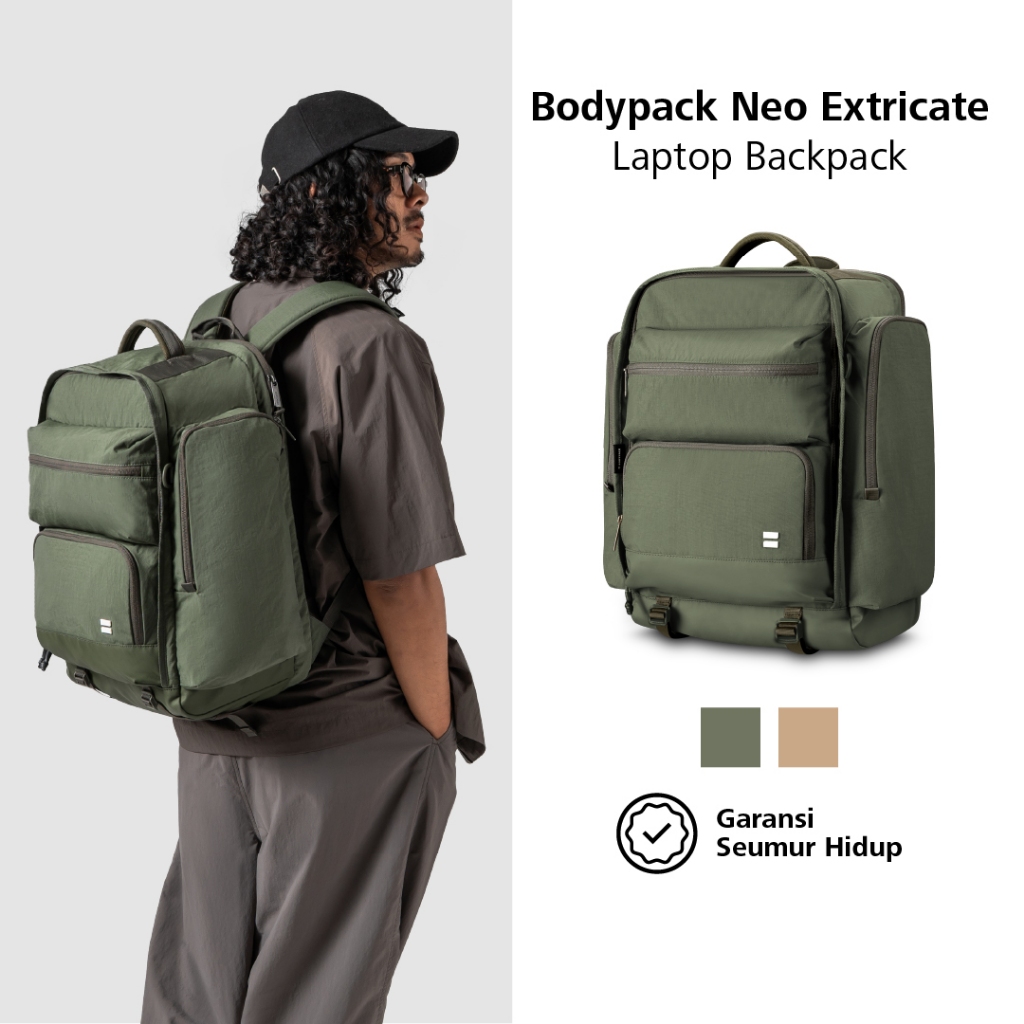 Jual Bodypack Neo Extricate Laptop Backpack 15 Inch Tas Ransel Kerja ...