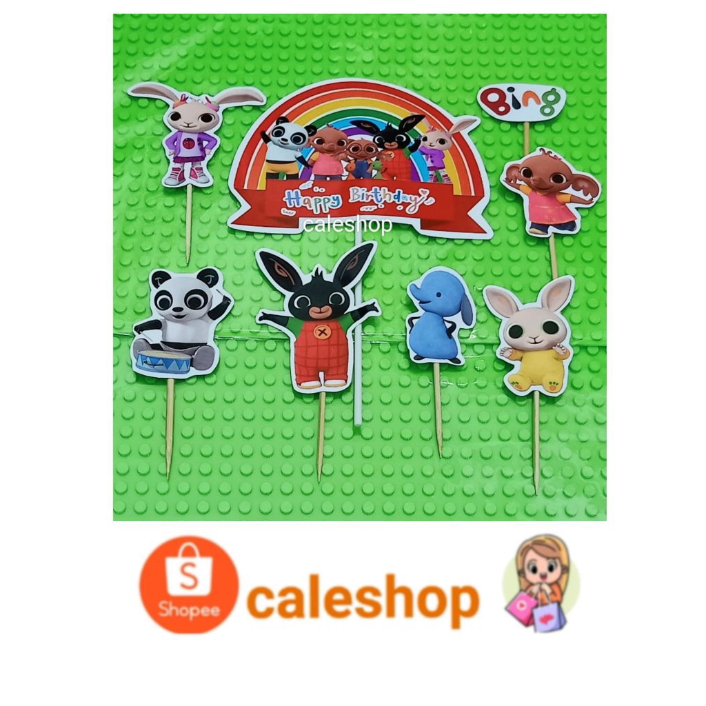 Jual Topper Kertas Kue Ulang Tahun Bing | Shopee Indonesia