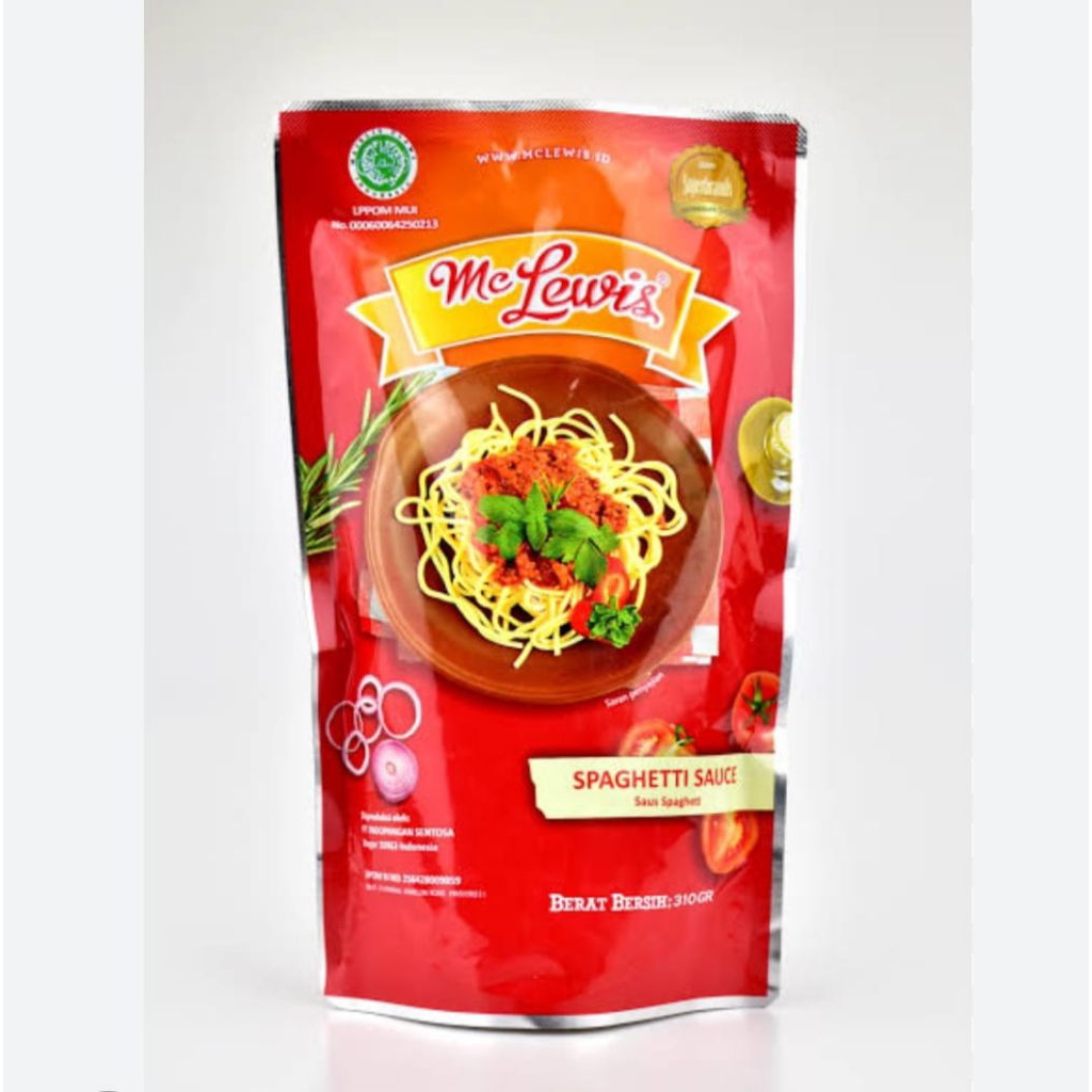 Jual MC Lewis / McLewis Spaghetti Sauce Saos Spaghetti 1 kg | Shopee ...