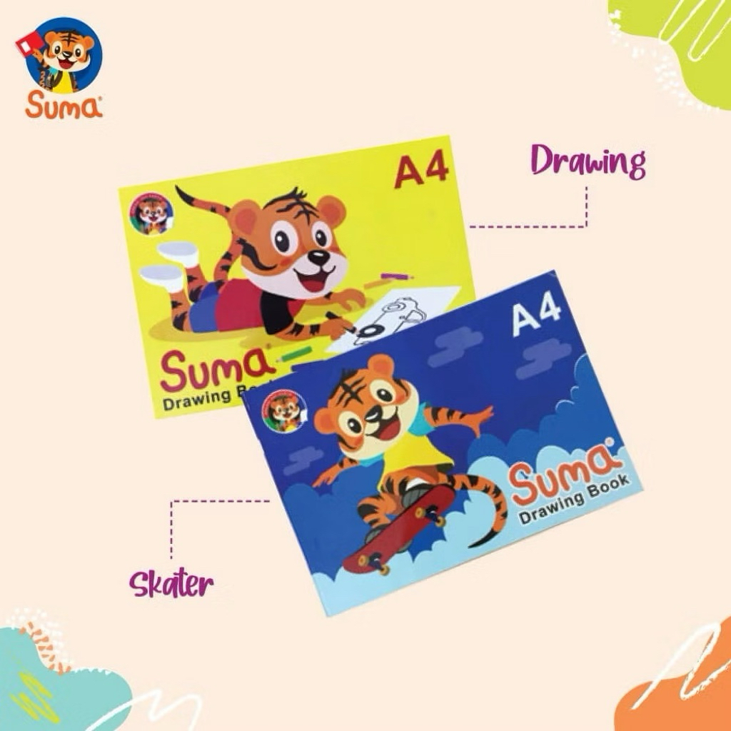 Jual BUKU GAMBAR A4 SUMA KUALITAS TEBAL / DRAWING BOOK SUMA (1 PCS ...