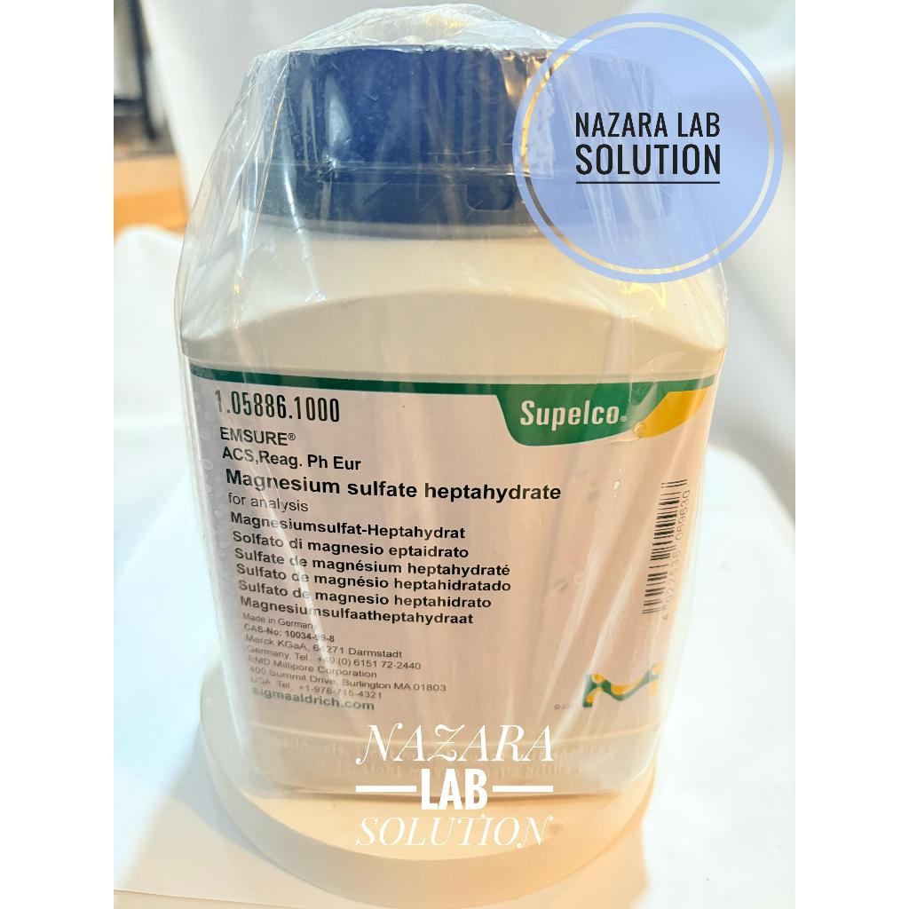 Jual MAGNESIUM SULFATE HEPTAHYDRATE FOR ANALISYS MERCK 105886 / MgSO4 ...