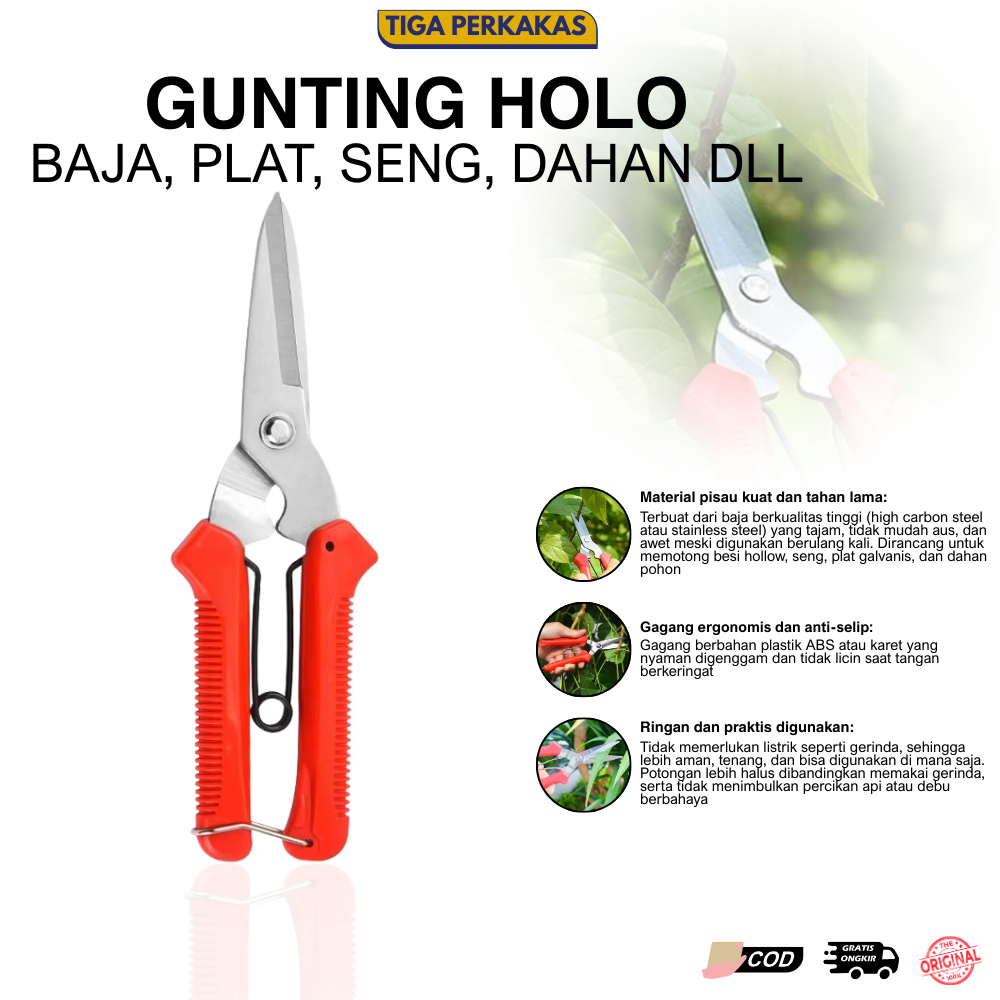 Jual Tang Gunting Serbaguna untuk Hollo, Spandek, Seng, dan Dahan ...