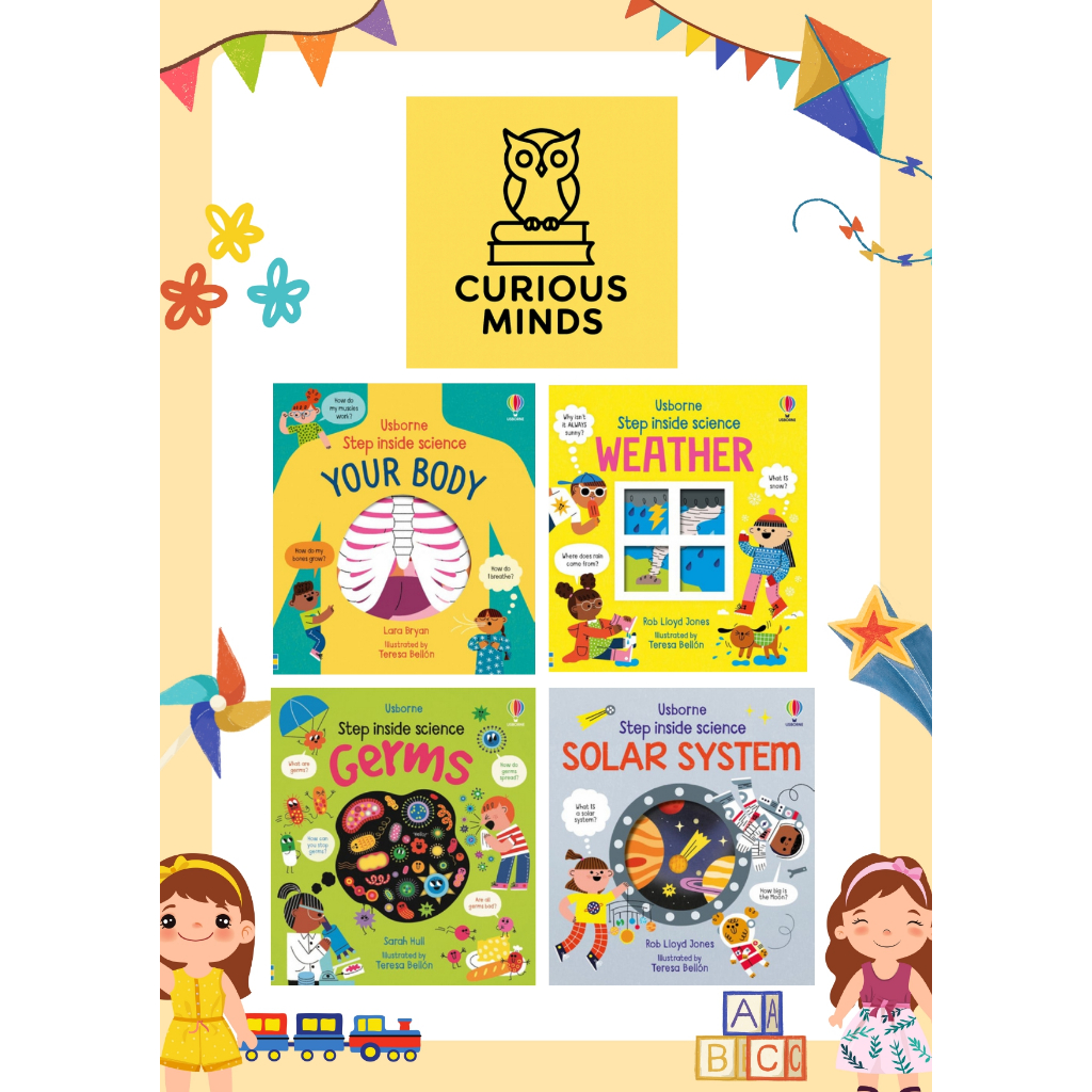 Jual [SEGEL] Step Inside Science - Board Book Flaps - Your Body / Solar ...