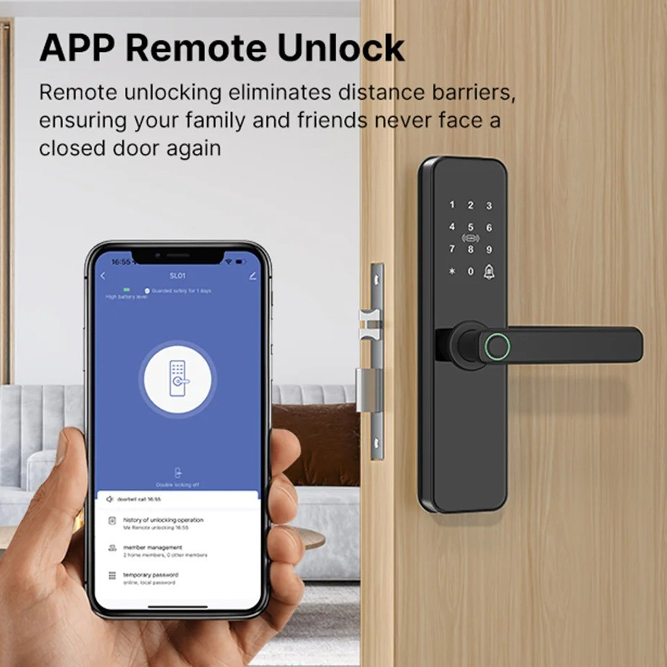 Jual [ORIGINAL] Kunci Pintu Pintar / Smart Door Lock Fingerprint ...
