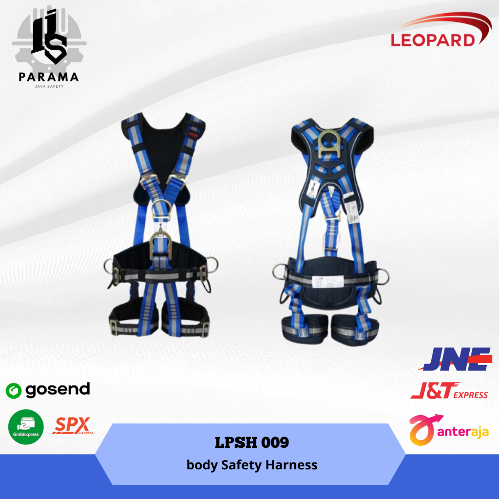 Jual Full Body Harness LEOPARD LPSH 009 / Body Harnes 5 D-Ring Original ...