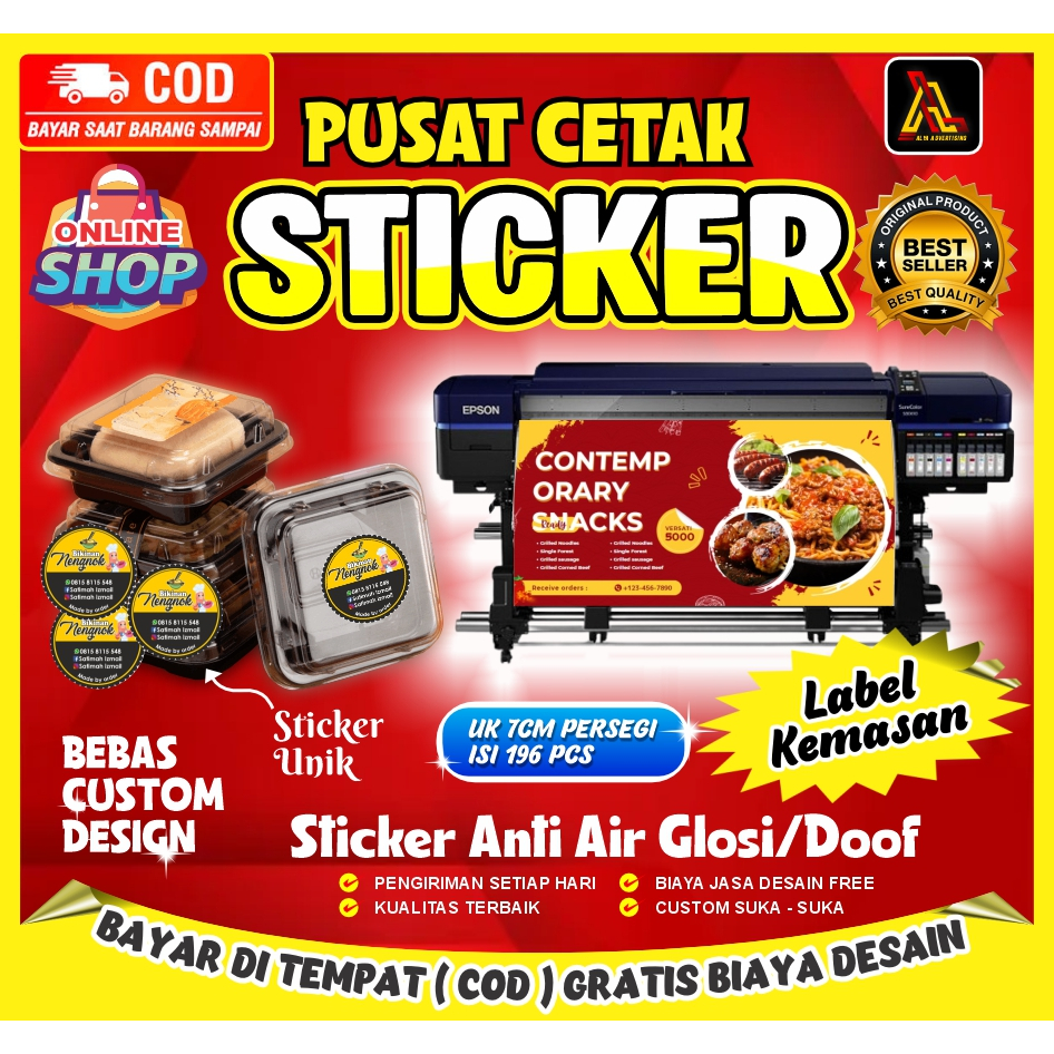 Jual STIKER / LABEL / SAMBAL / SAMBEL / STIKER SAMBEL / STIKER SAMBAL ...