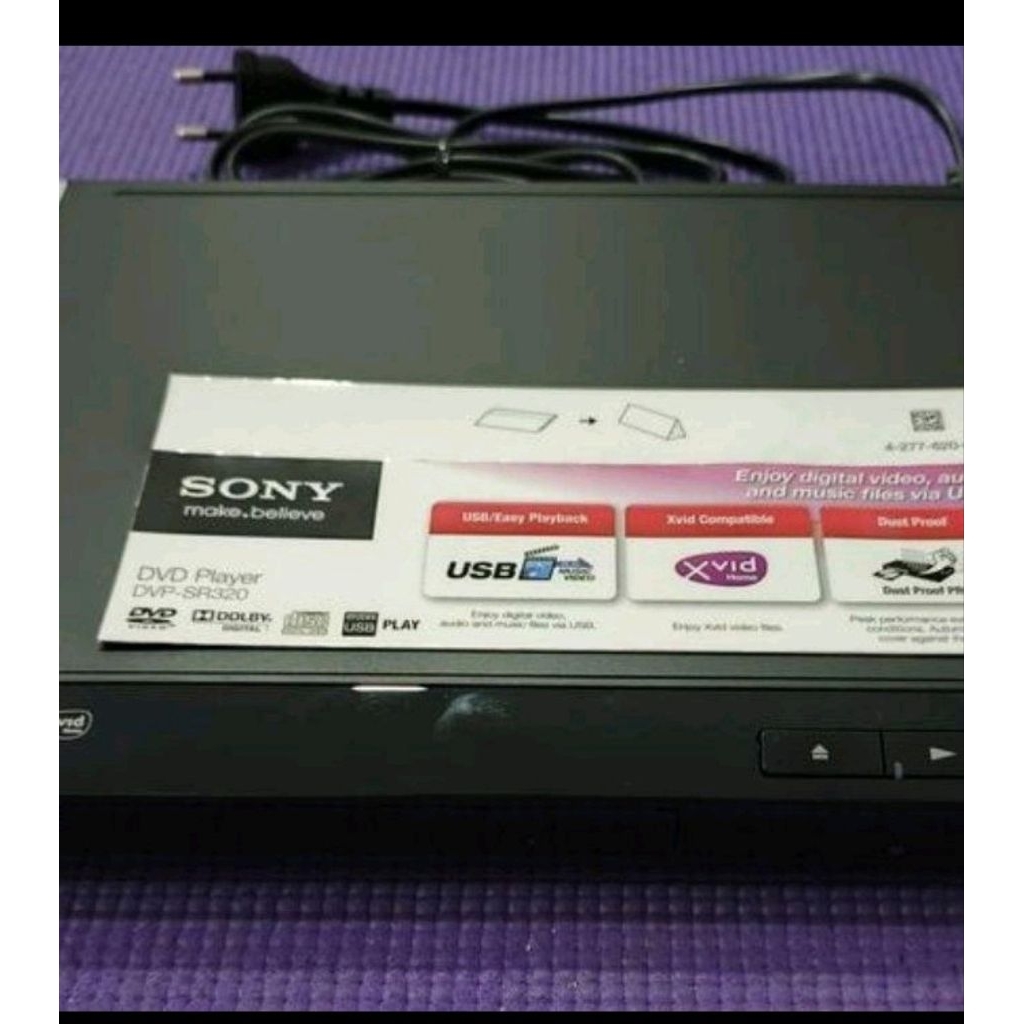 Jual DVD PLAYER SONY DVD VCD CD MP3 USB CD AUDIO ORIGINAL SONY DVP SR ...