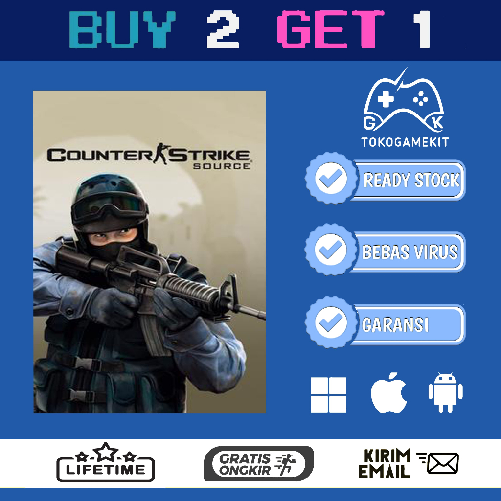Jual [G0167] Counter-Strike: Source - Tactical FPS - Game PC | Shopee ...