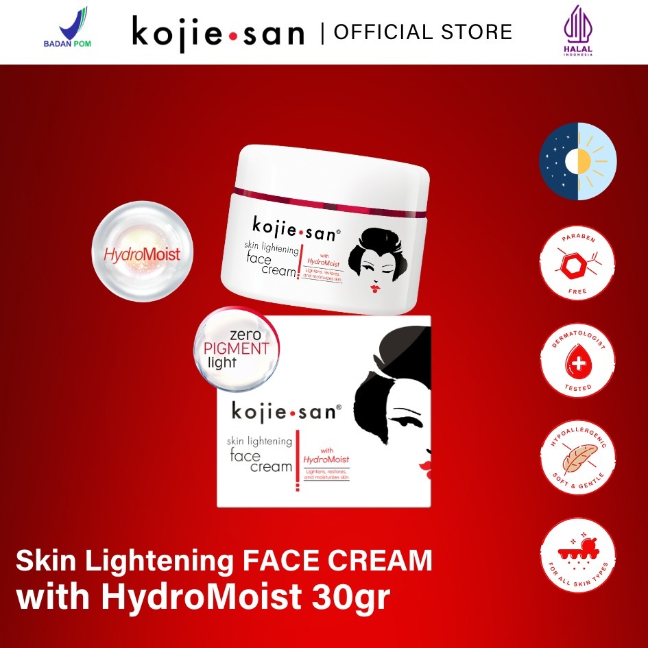 Jual Kojie San Face Lightening Cream 30g – Krim pencerah wajah ...