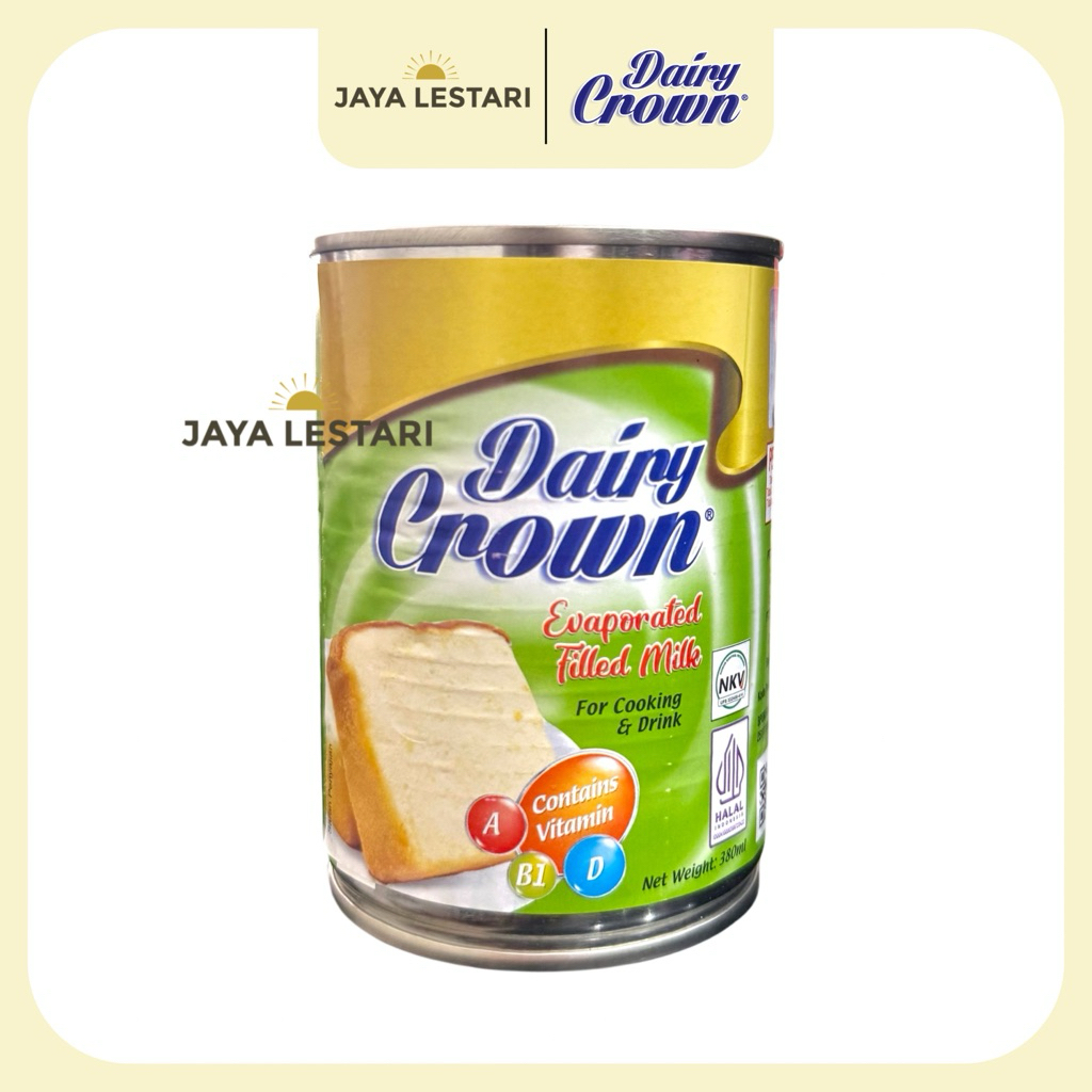 Jual Dairy Crown Evaporasi Kaleng (380ml) | Shopee Indonesia