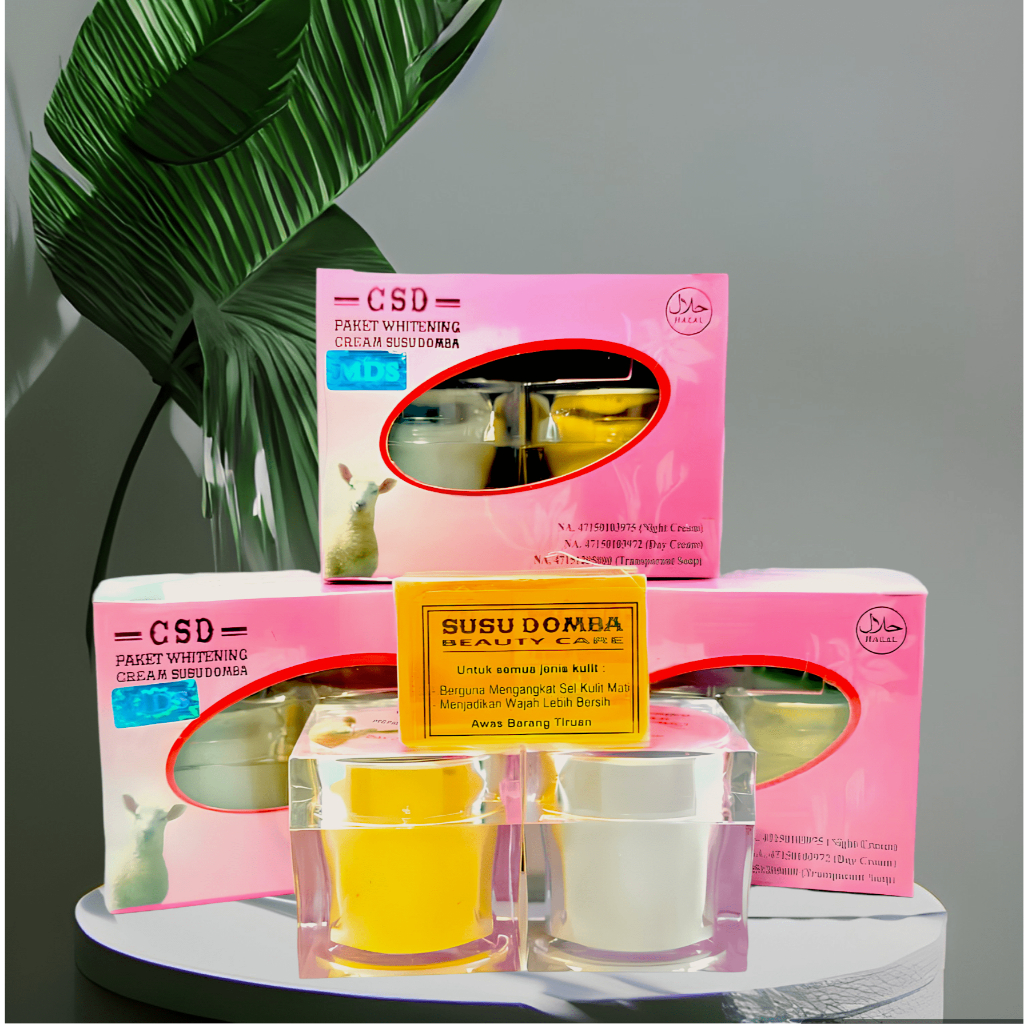 Jual cream Susu Domba Original 30grm paket Whitening cream siang dan ...