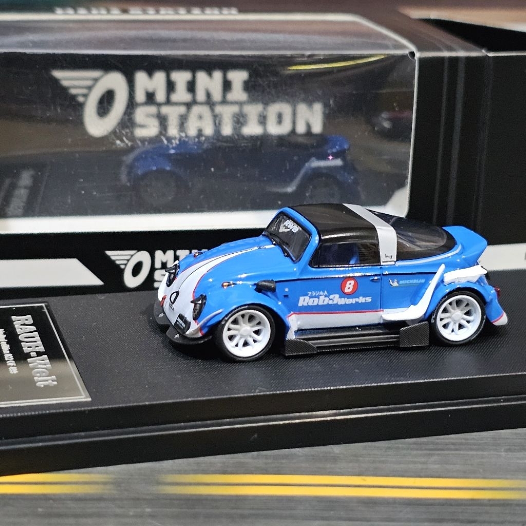 Jual mini station beetle rwb rob3work mini scale 1:64 ghost player ...