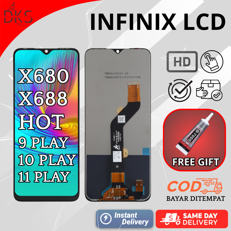 Jual LCD INFINIX TOUCHSCREEN HOT 9 PLAY/X680/HOT 10 PLAY/HOT 11 PLAY ...