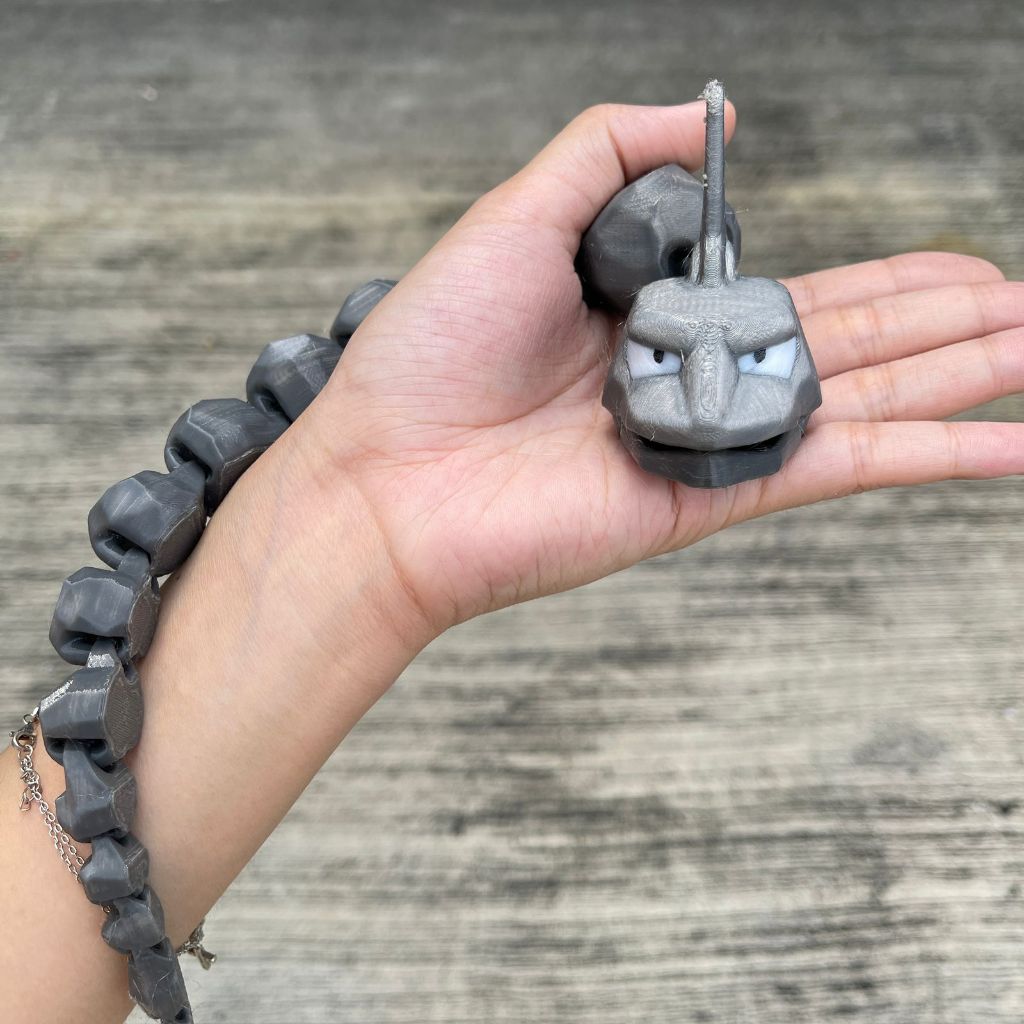 Jual Action Figure Pokemon Onix Mainan Articulated, Koleksi Pokemon 3D ...