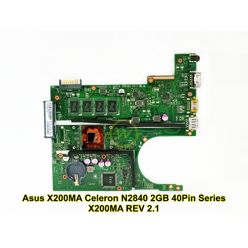 Jual Mainboard Motherboard Mobo Laptop Asus X200 X200M X200MA RAM 2GB ...