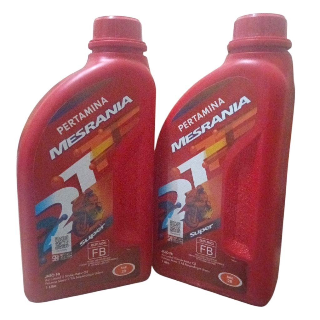 Jual Oli Mesrania Super 2T 1Lt Oli Samping Mesrania SAE 20 1000ml Oli ...