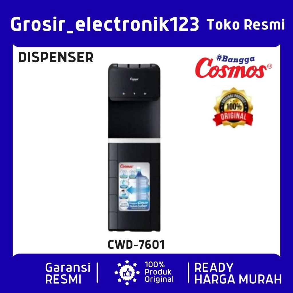 Jual COSMOS DISPENSER GALON BAWAH CWD 7601 / CWD7601 / CWD-7601 (COLD ...
