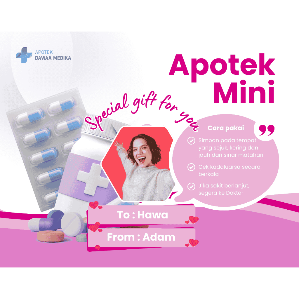 Jual Apotek Mini 2 Gift Box Emergency Hampers Lengkap By Dawaa Medika ...