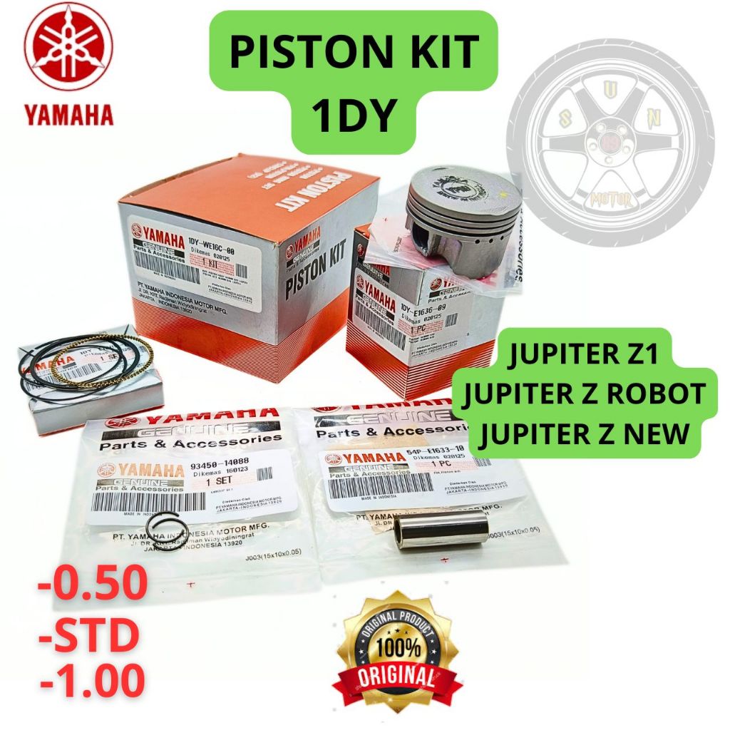 Jual PISTON KIT 1DY 0RI 100% YGP JUPITER Z1 , JUPITER Z ROBOT , JUPITER ...
