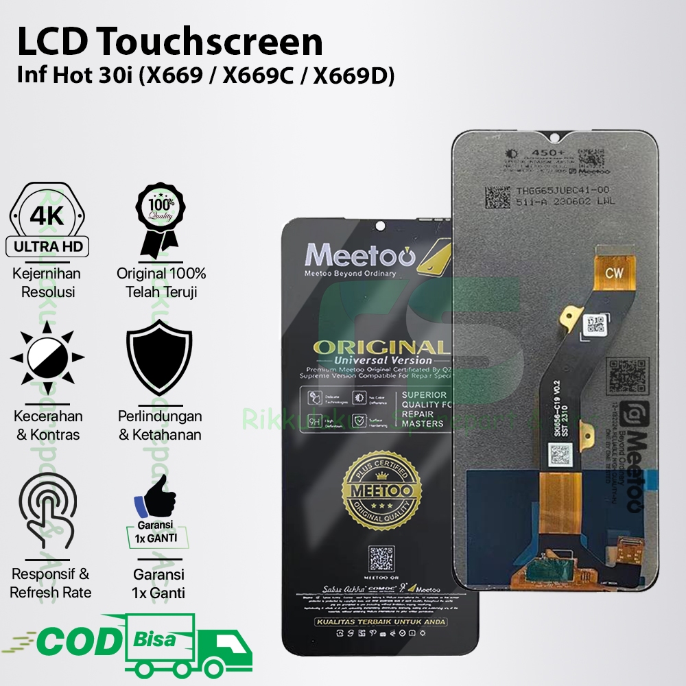 Jual LCD Touchscreen Infinix Smart 7 (X6515) / Smart 7 HD (X6516 ...