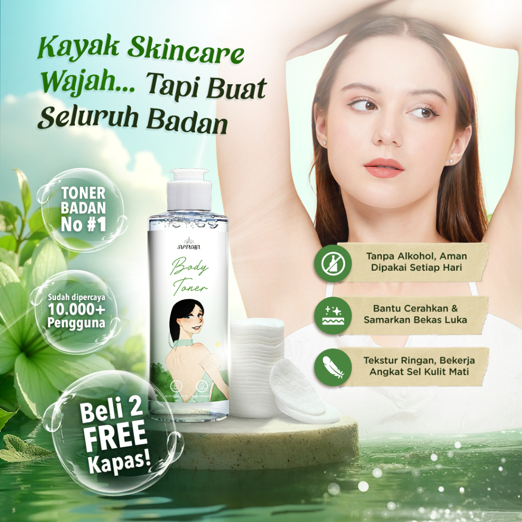 Jual Toner Badan Whitening Tanpa Alkohol – Angkat Belang & Bekas Luka ...