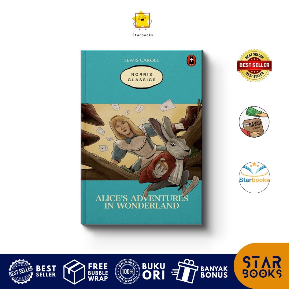 Jual (English Version) Buku Alice's Adventures In Wonderland - Norris ...