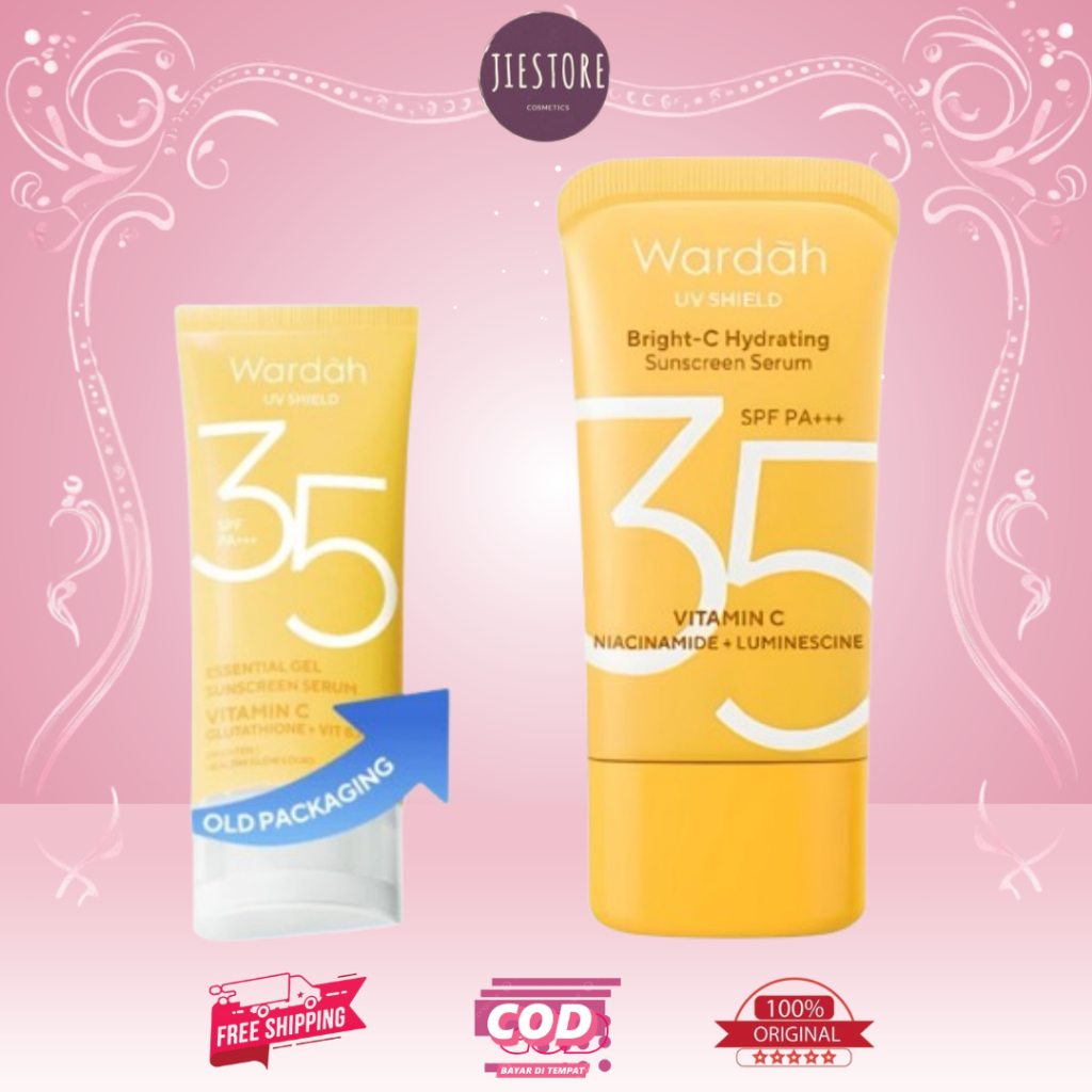 Jual WARDAH UV Shield Essential Sunscreen Gel SPF 35 - KEMASAN BARU ...