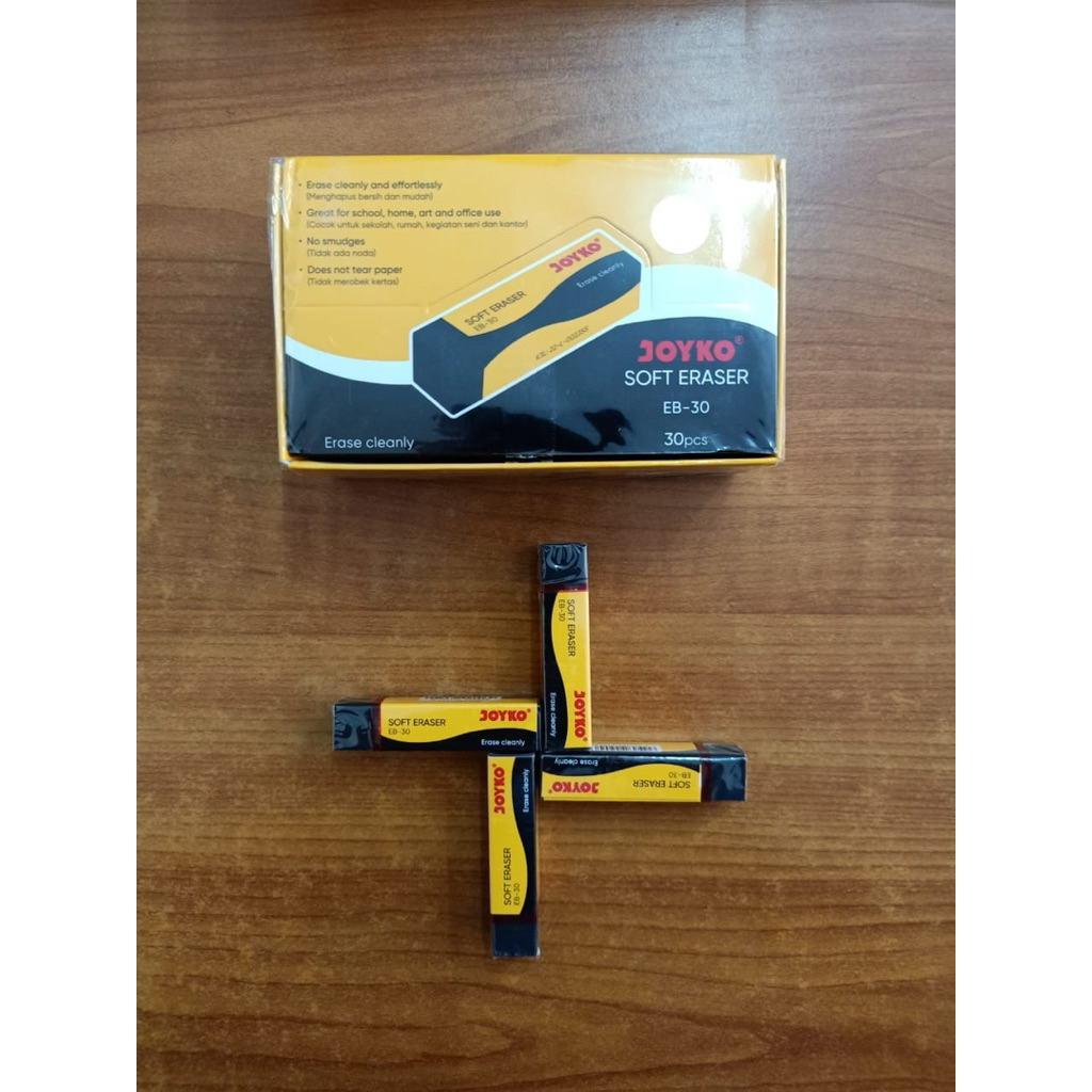 Jual PENGHAPUS PENSIL SEDANG SOFT PENCIL ERASER ISI 4 PCS HAPUSAN ...