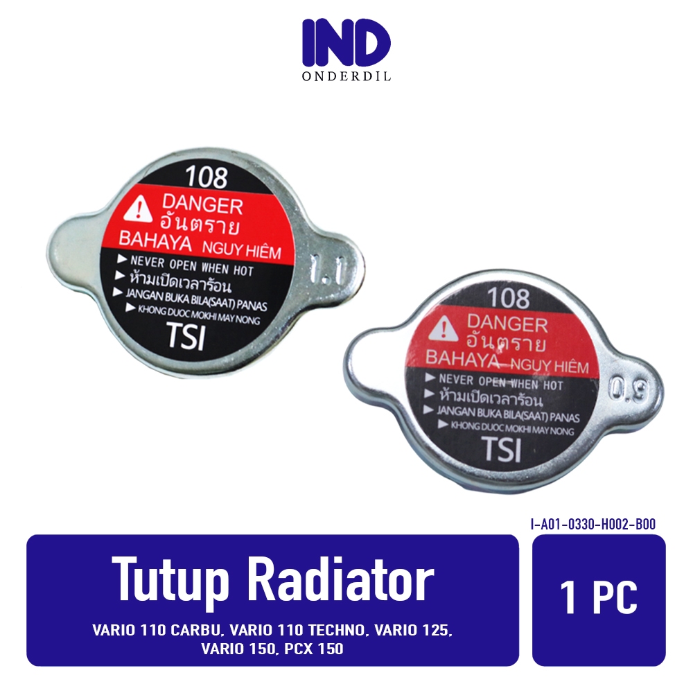 Jual Tutup Radiator Vario Techno 110 125 CW eSP K60R FI CBS ISS K2V STD ...