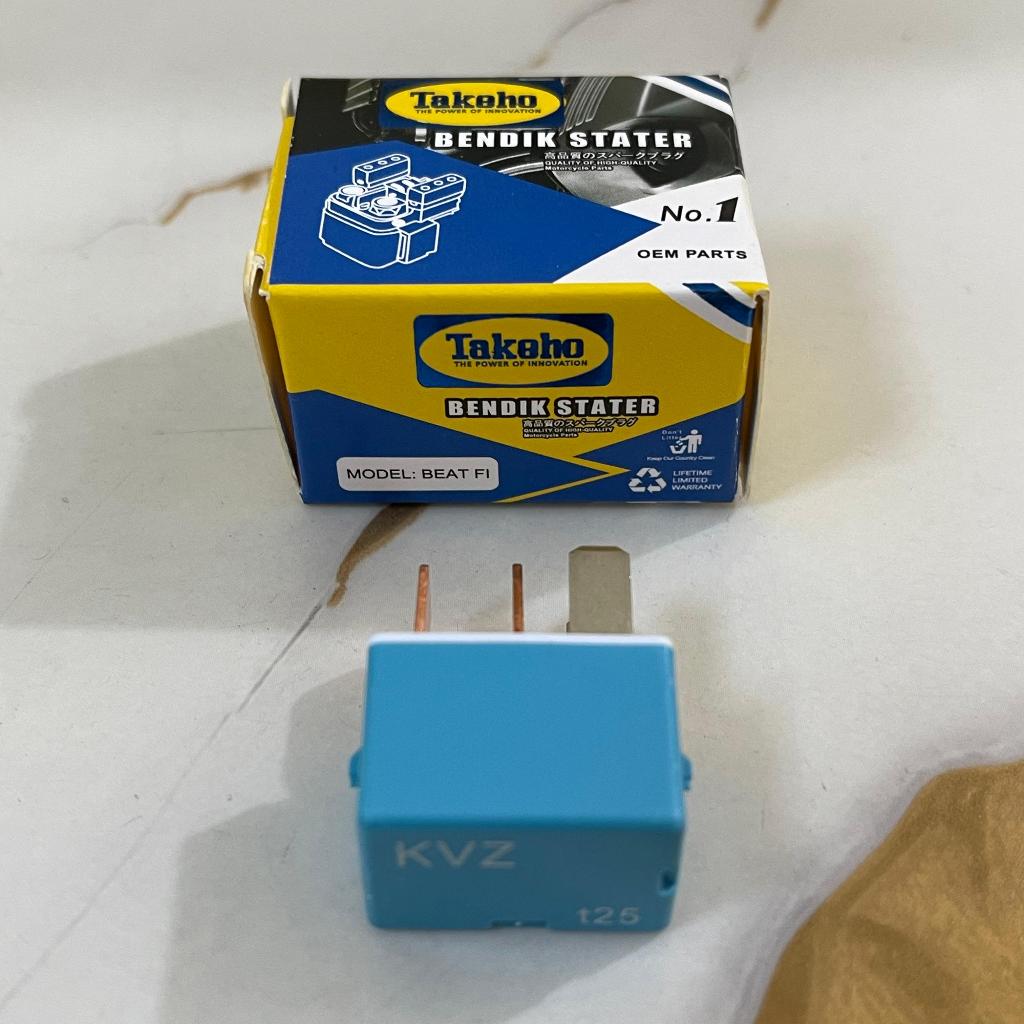 Jual (TAKEHO) SWITCH STARTER / BENDIK RELAY BEAT FI/BEAT KAKI 4 BIRU ...