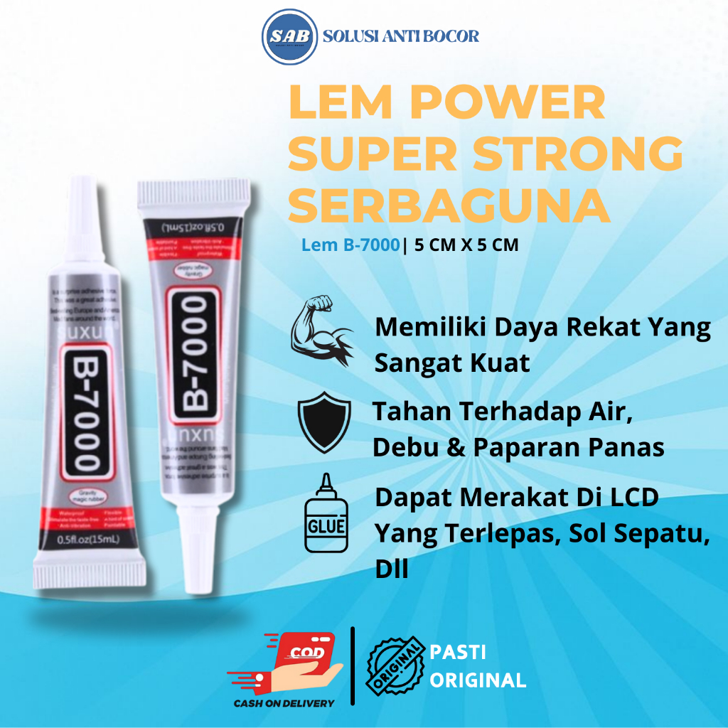 Jual Lem LCD Layar Hp Touchscreen Super Glue Bening B-7000 Multi ...