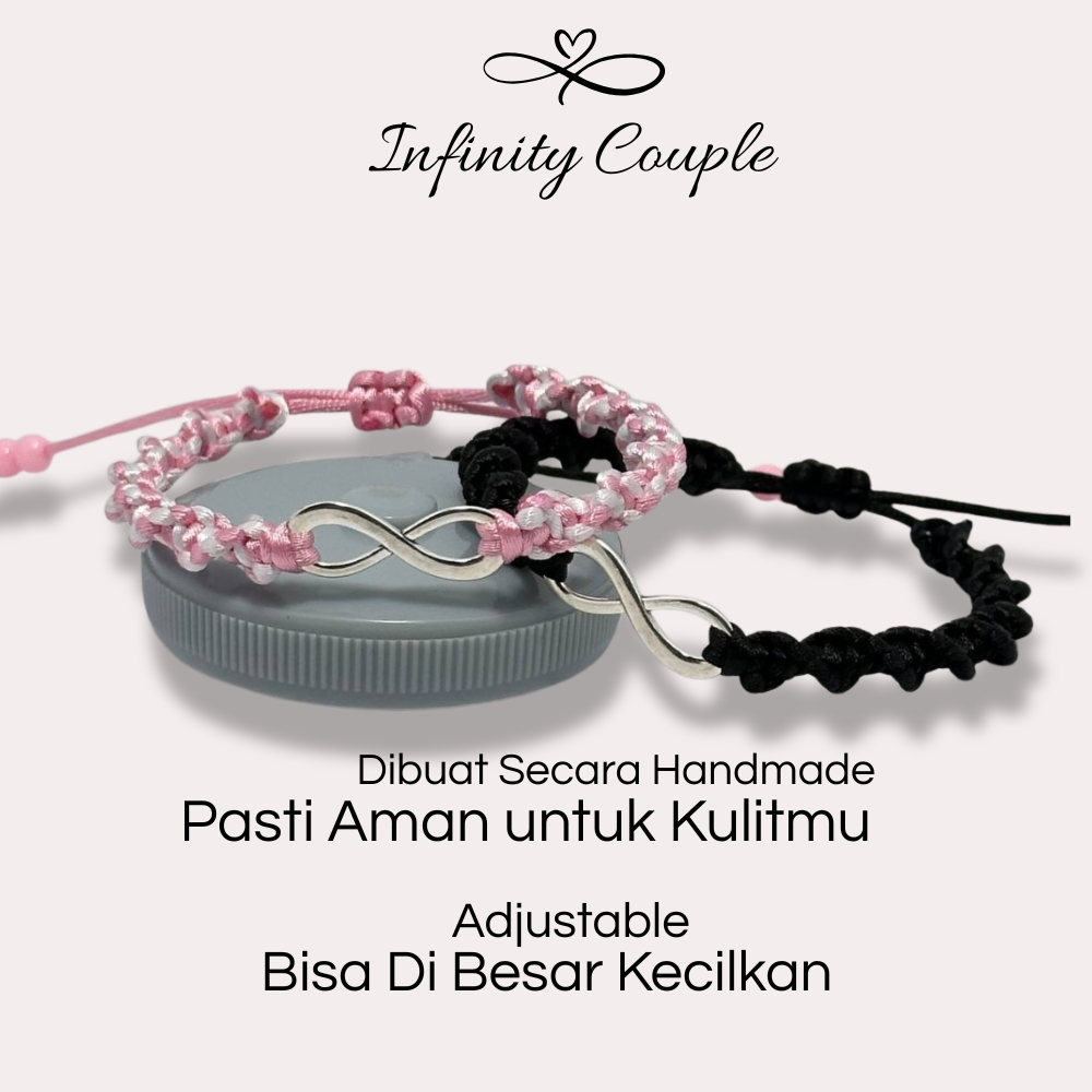 Jual [Infinity] Couple Bracelets Spiral Full | 2 Pcs Gelang ...