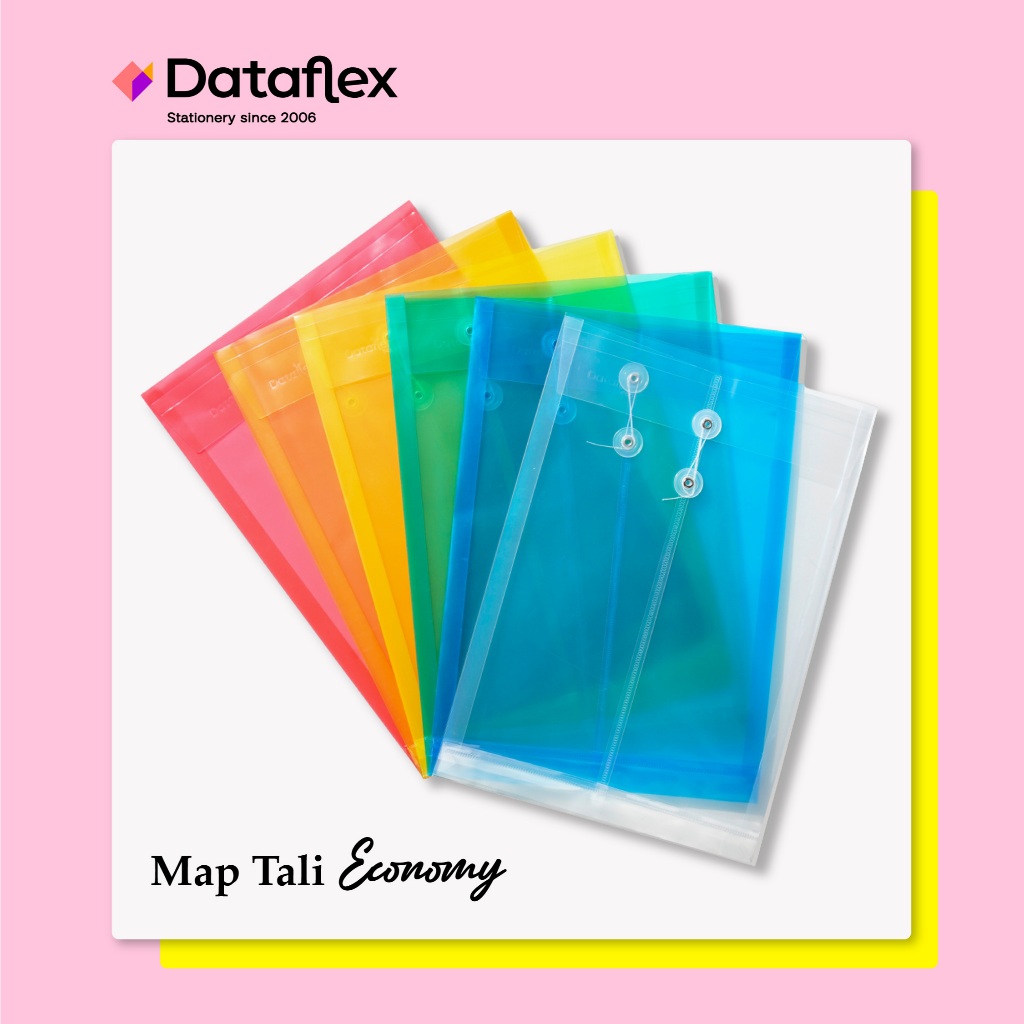 Jual Dataflex Envelope Bag Economy ( Spine ) / Map Tali Plastik Economy ...