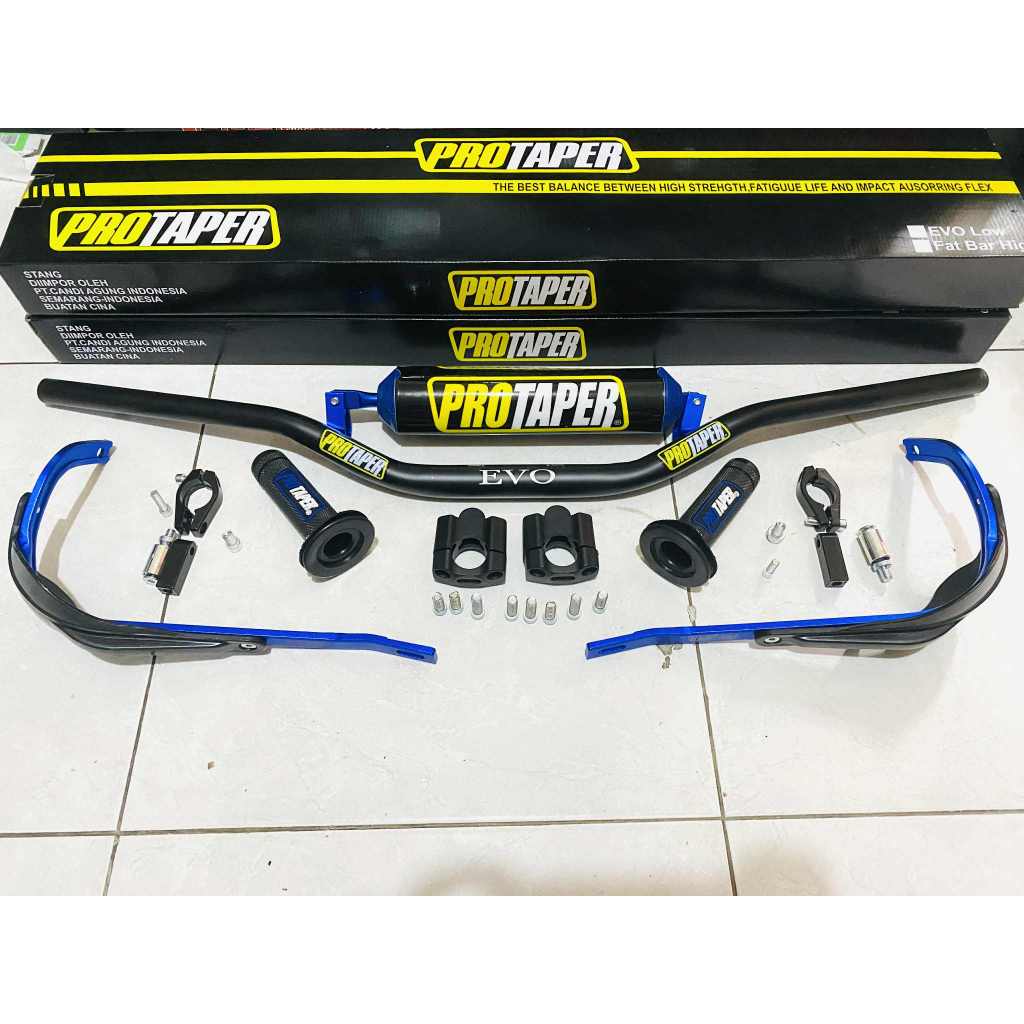 Jual paket stang Fatbar Evo low +Raiser stang+ Busa palang * Handguard ...