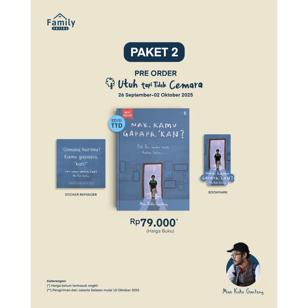 Jual Pre Order Novel Utuh Tapi Tidak Cemara - Mas Koko Ganteng | Shopee ...