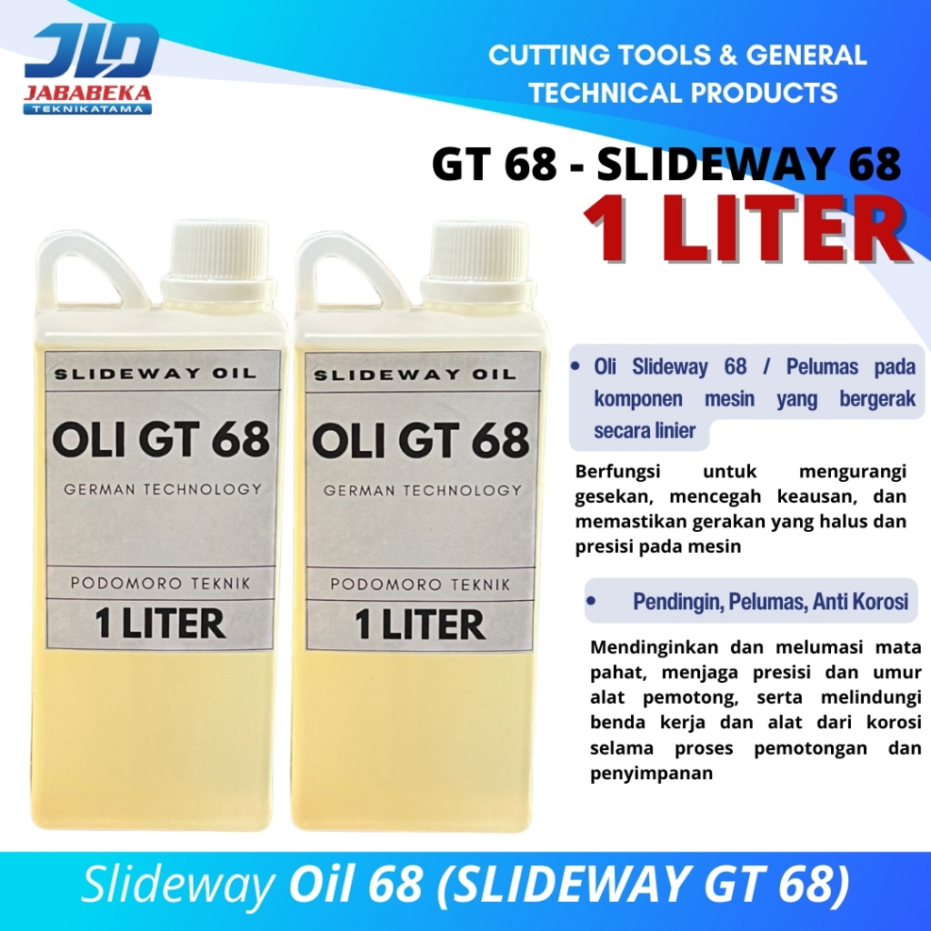 Jual GT Oli Slide Way 68 Slideway 68 Oli Pelumas Mesin CNC Milling ...