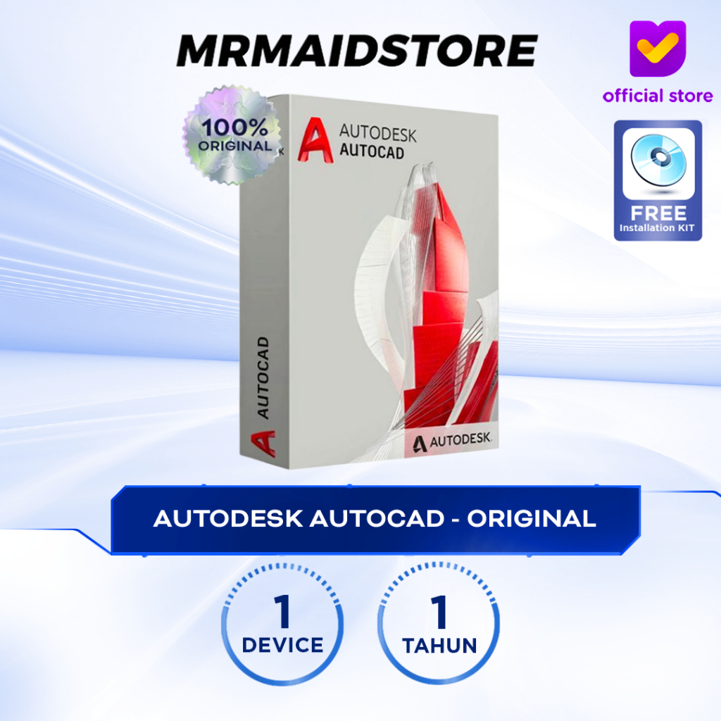 Jual AutoCAD Latest Version Original Serial Number - ( 1 - 3 Tahun ...