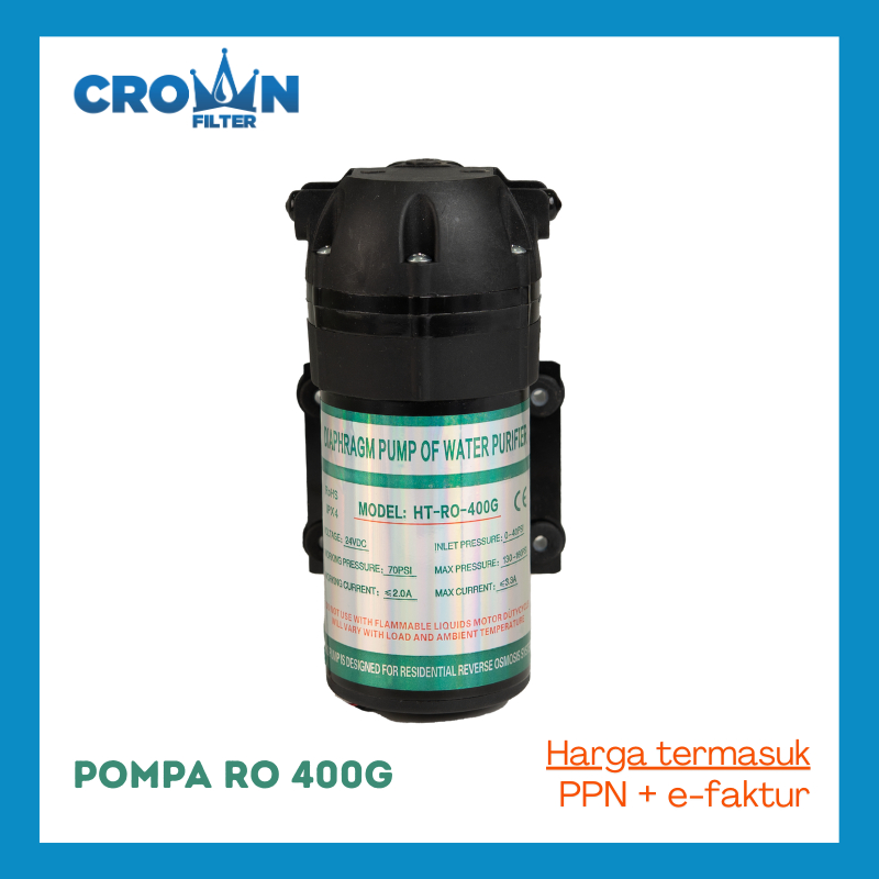 Jual Pompa RO 400 GPD / Reverse Osmosis Booster Pump HT-RO-400G ...