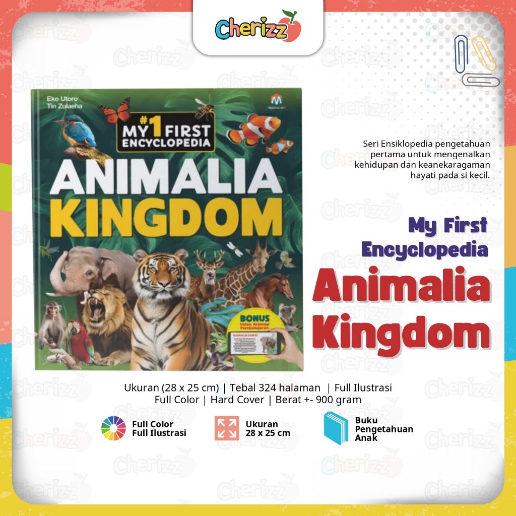 Jual My first Encyclopedia: ANIMALIA KINGDOM hardcover buku anak ...