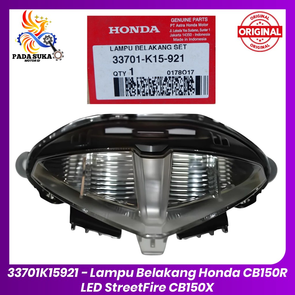 Jual Lampu Belakang Stop Lamp Honda CB150R LED StreetFire CB150X ...