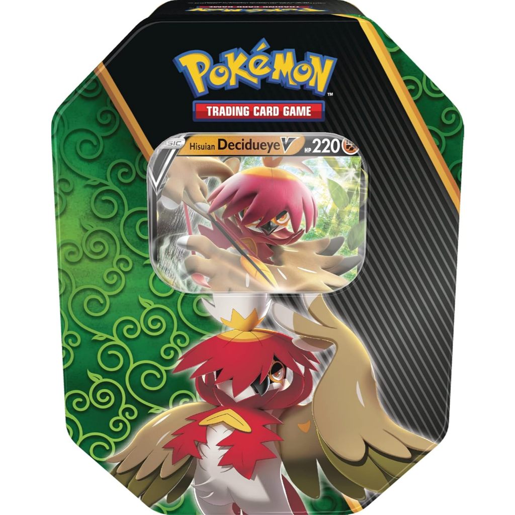 Jual Pokémon TCG: Divergent Powers Tin – Hisuian Decidueye V (1 Foil ...